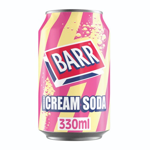 BARR AMERICAN CREAM SODA 330ML - Reliancewholesale.co.uk