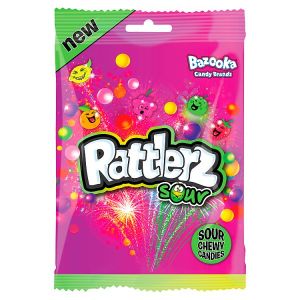 BAZOOKA RATTLERZ SOUR CHEWY CANDIES* - Reliancewholesale.co.uk